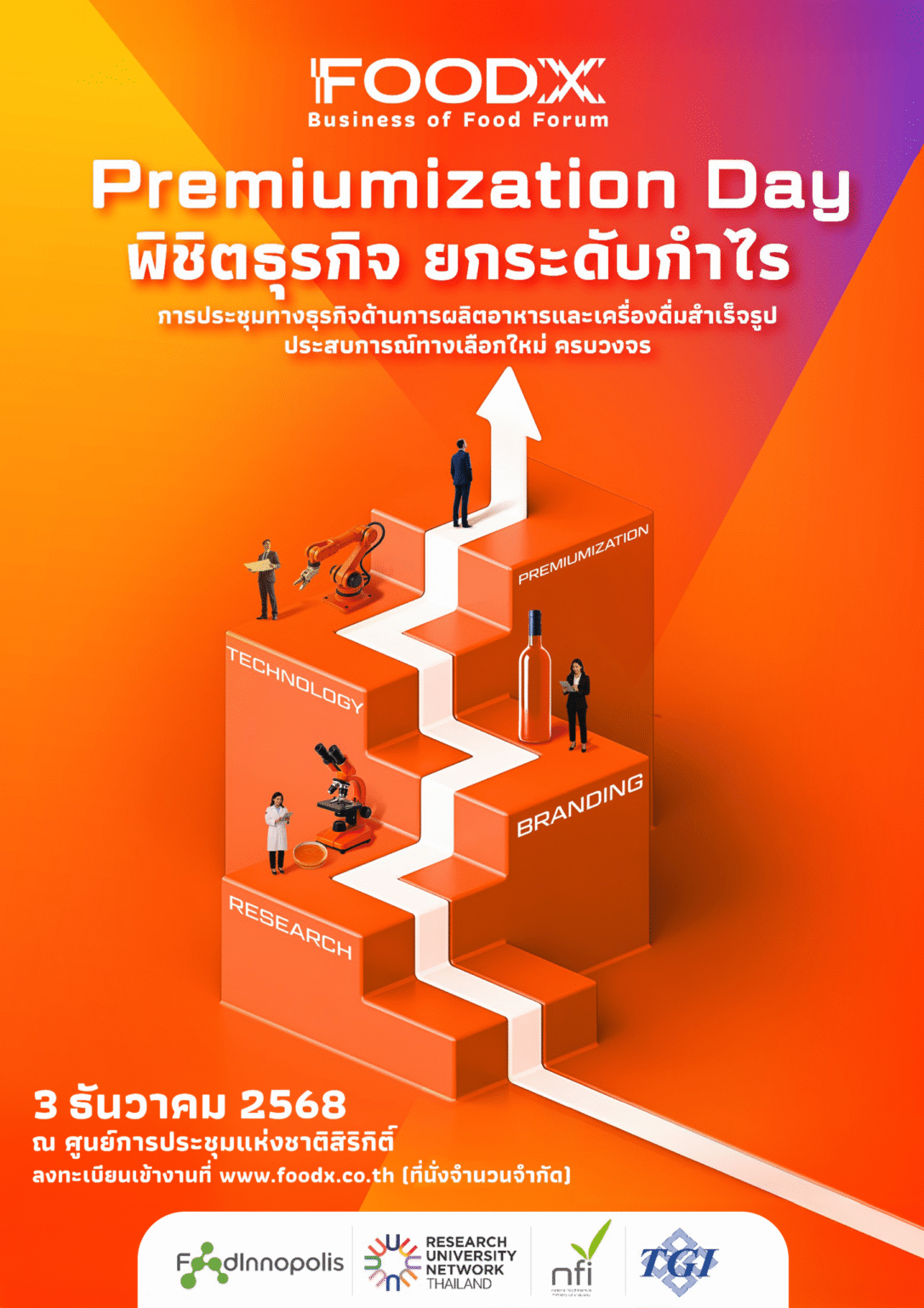 มข. เชิญผู้สนใจร่วมงาน FoodX – Business of Food Forum: Premiumisation ...